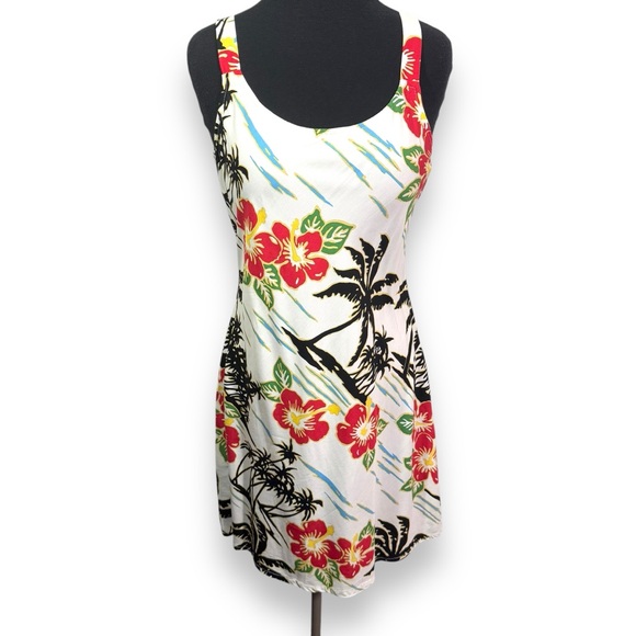 Hilo Hattie | Dresses | Vintage Hilo Hottie Topical Palm Tree Hibiscus ...